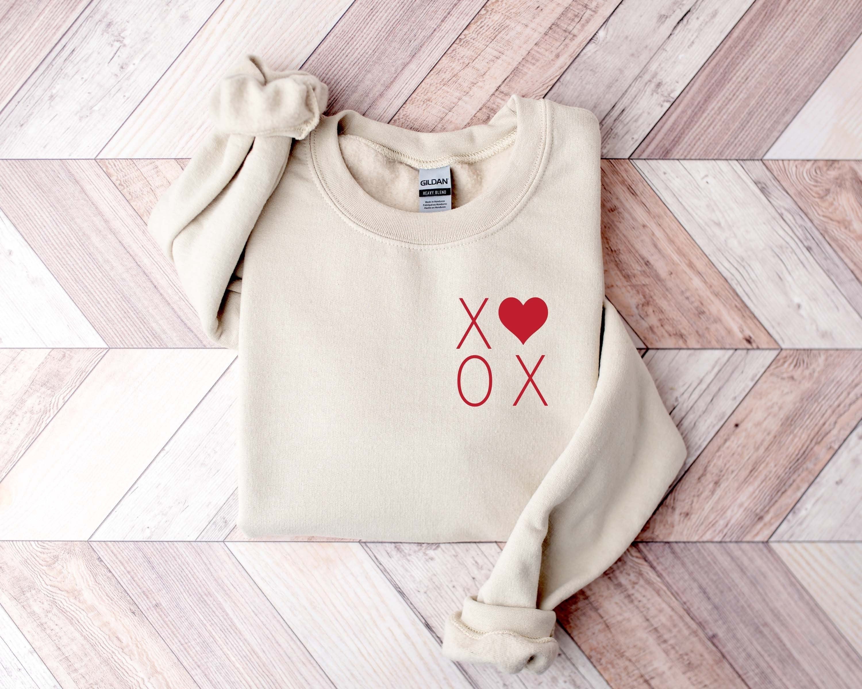 XOXO Sweatshirt Valentine Sweatshirt Women Love Heart Cute - Etsy