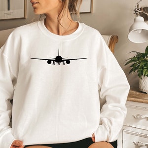 Airplane Sweatshirt, Travel Shirt, Gift for Traveler, Adventurer Gift ...