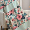 Grandma Core Decor Blanket Comforter - Soft Granny Chic Bedspread Toile ...