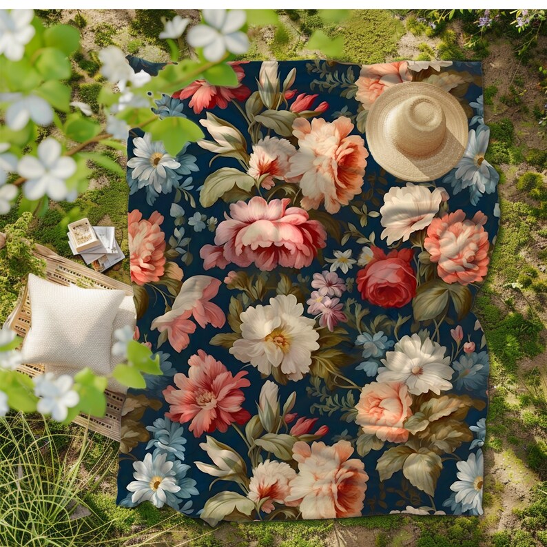 Grandma Core Blanket Soft and Warm Granny Chic Bedspread - Etsy