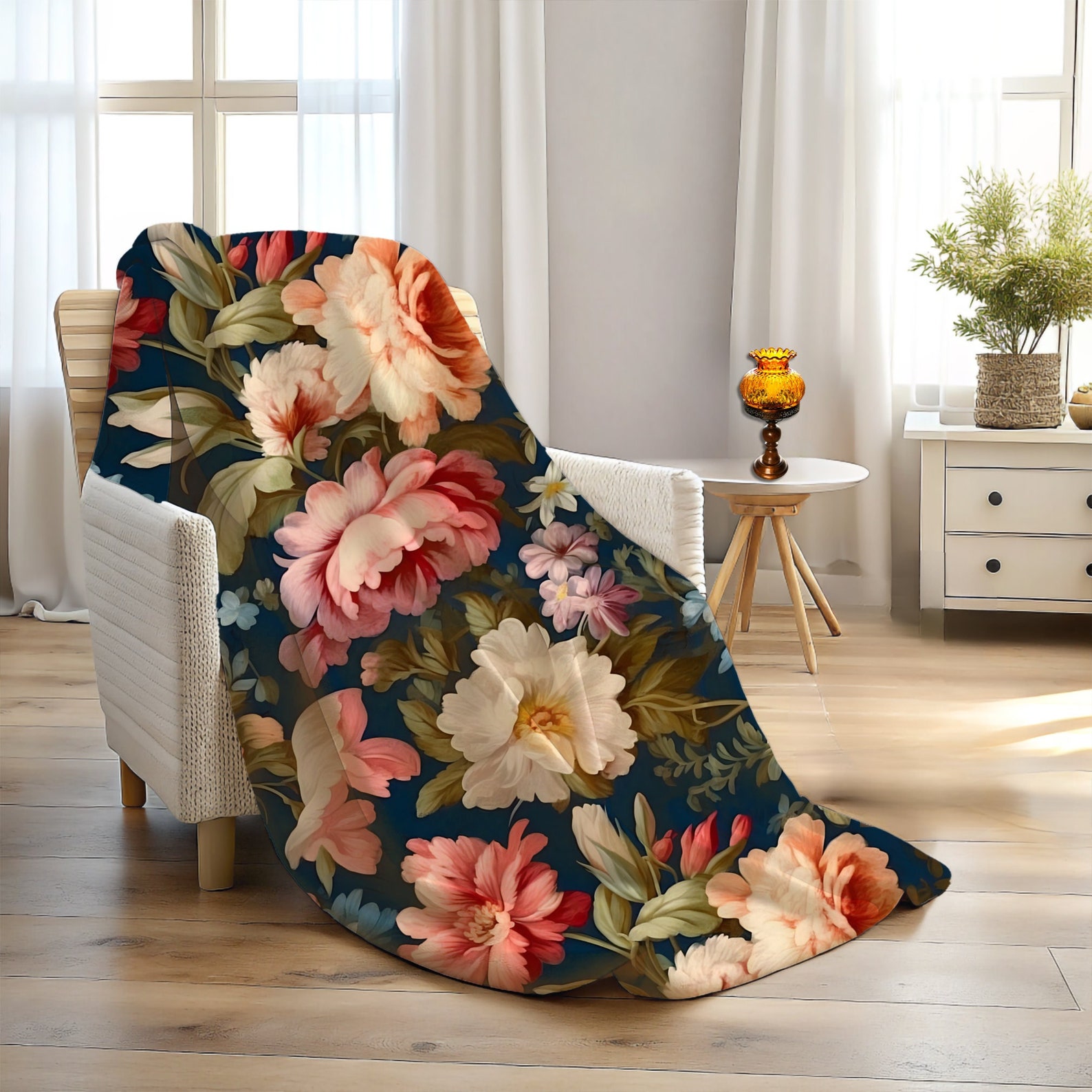 Grandma Core Blanket Soft and Warm Granny Chic Bedspread - Etsy