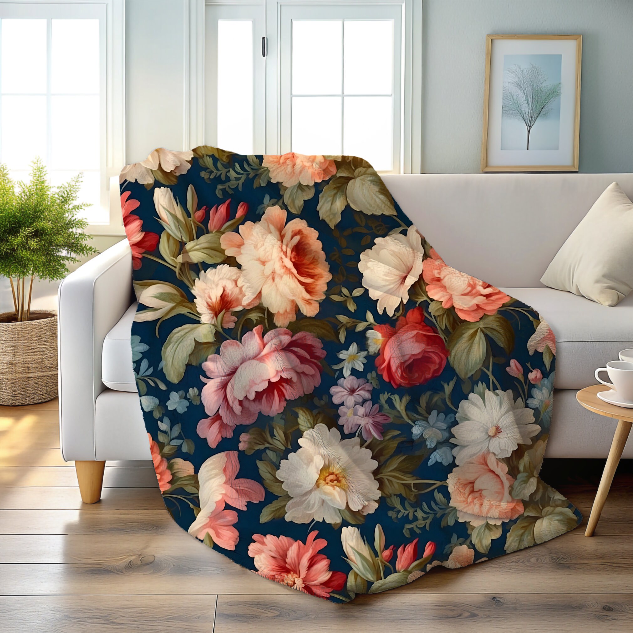 Grandma Core Blanket Soft and Warm Granny Chic Bedspread - Etsy