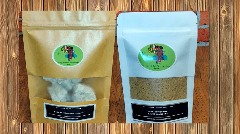 Achu Special Pack / Taro / Sauce Jaune / Cameroon Spices / Epices Du ...