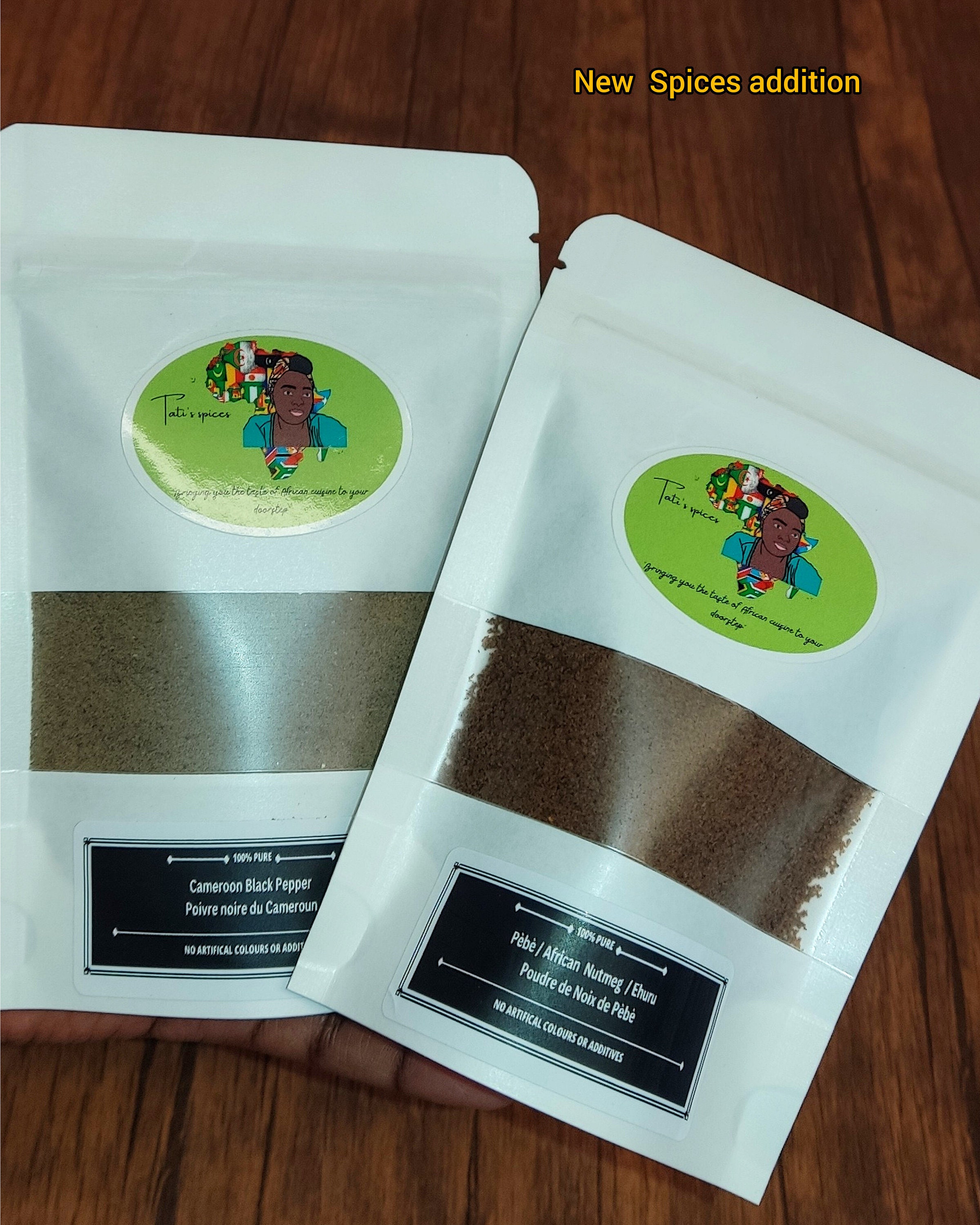 Ground African Nutmeg Cameroon Pepper Pèbè Ehuru Cameroon Spices Poivre ...