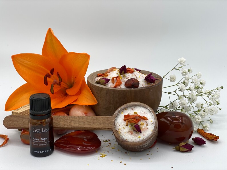 Fertility Ritual Oil Manifestation Bath W/ Crystal Premium Gift Set - Etsy