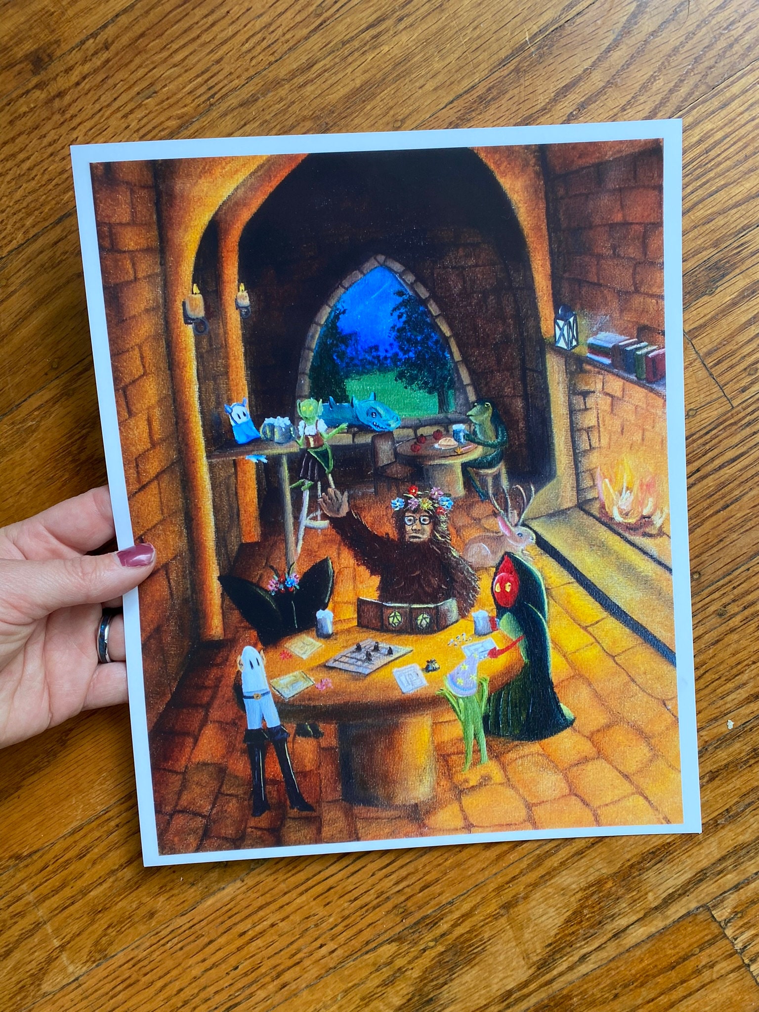 Cryptids Playing Dungeons and Dragons, DND, Roll for Initiative ...