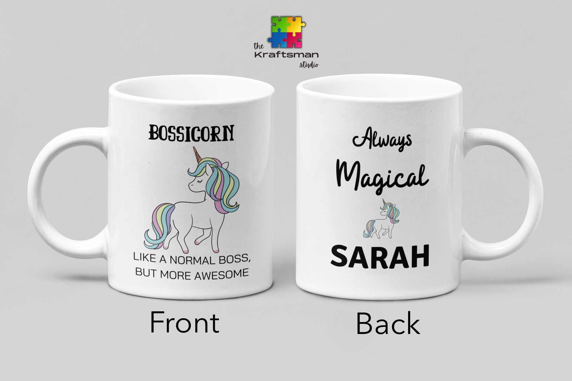 Custom Unicorn Boss Mug Personalized Boss Coffee Cup Funny - Etsy