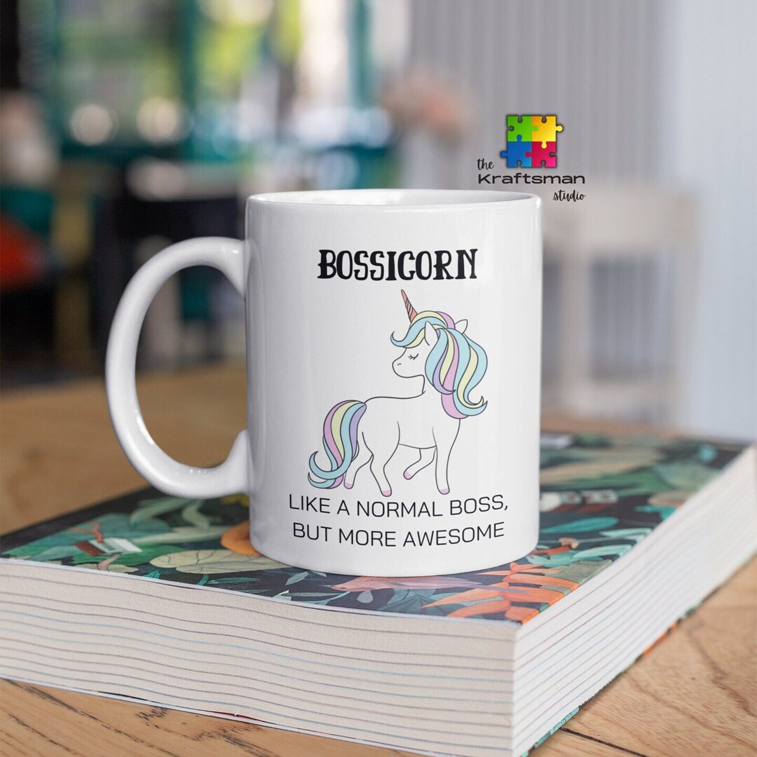 Custom Unicorn Boss Mug Personalized Boss Coffee Cup Funny - Etsy