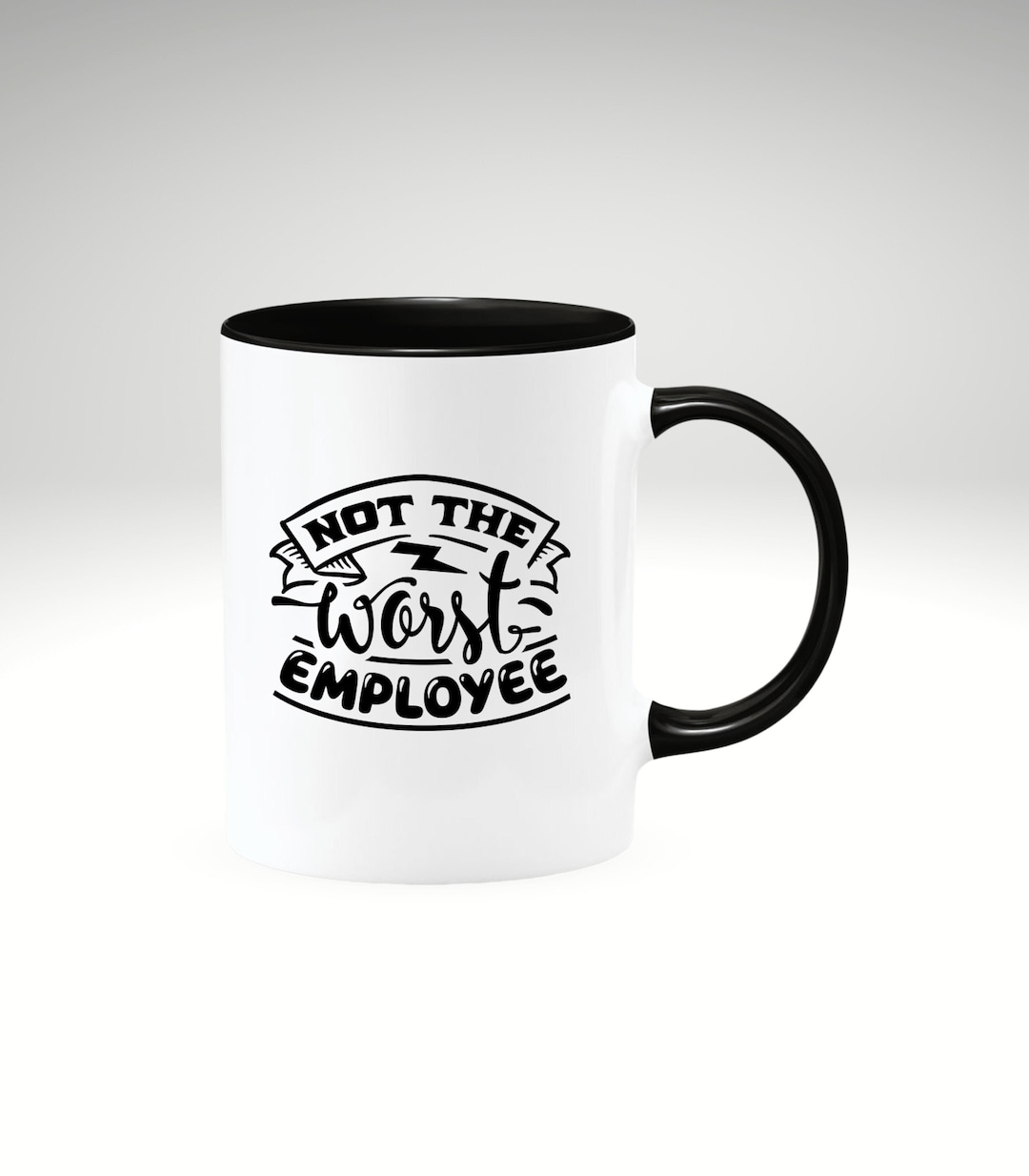 Not the Worst Employee Mug: Sarcastic Coffee Mug, Funny Work Gift - Etsy