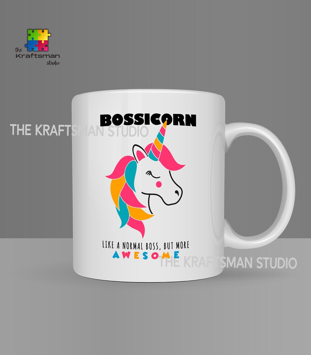 Unicorn Boss Mug Personalized Boss Coffee Cup Funny - Etsy