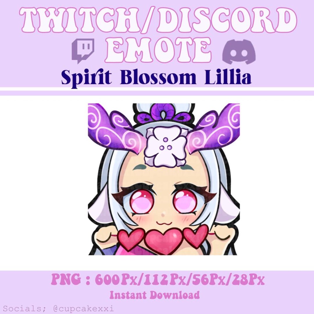 Spirit Blossom Lillia Emote | League of Legends | Twitch & Discord - Etsy