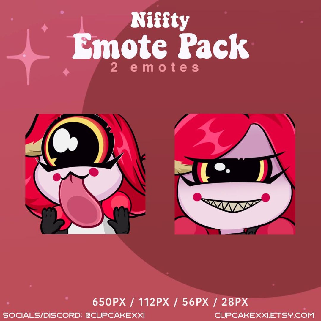 Nifty 2 Emotes | HH | Twitch (instant Download) - Etsy