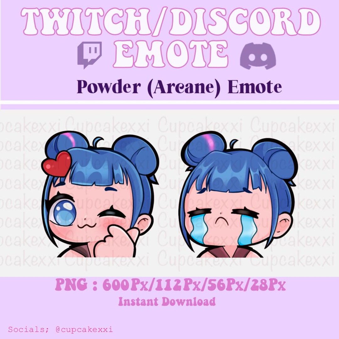 Powder (arcane) Emote | Lol Emote | Twitch & Discord - Etsy