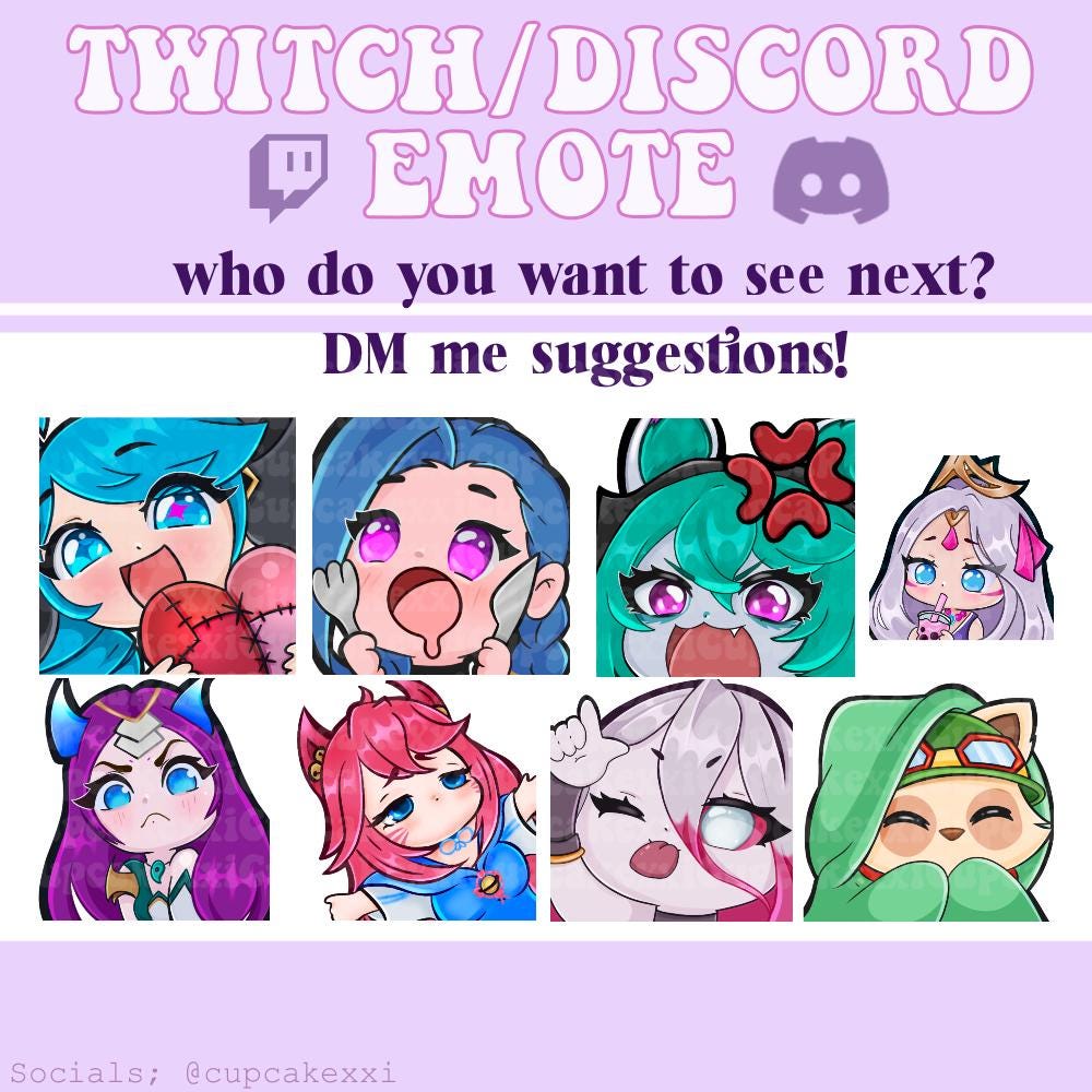 Spirit Blossom Lillia Emote | League of Legends | Twitch & Discord - Etsy