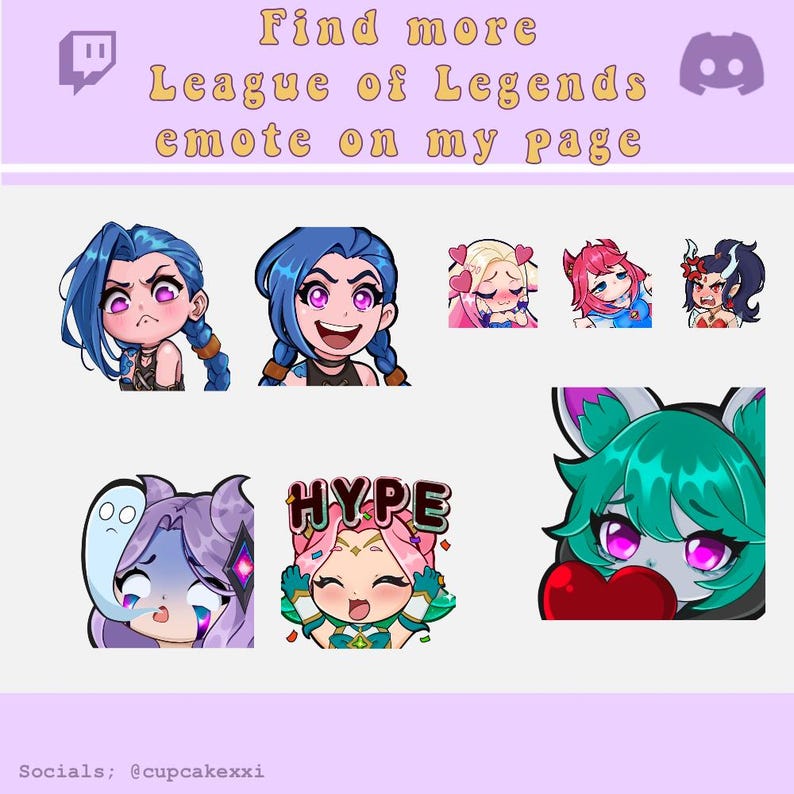 Gwen Emote | League of Legends | 4 Pack | Twitch & Discord - Etsy