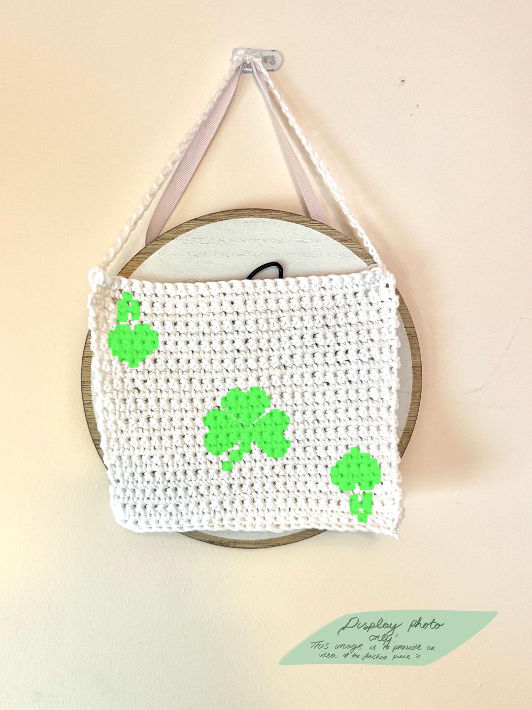 Crochet Pattern - Shamrock Ace of Shamrocks Playing Card. Tapestry ...