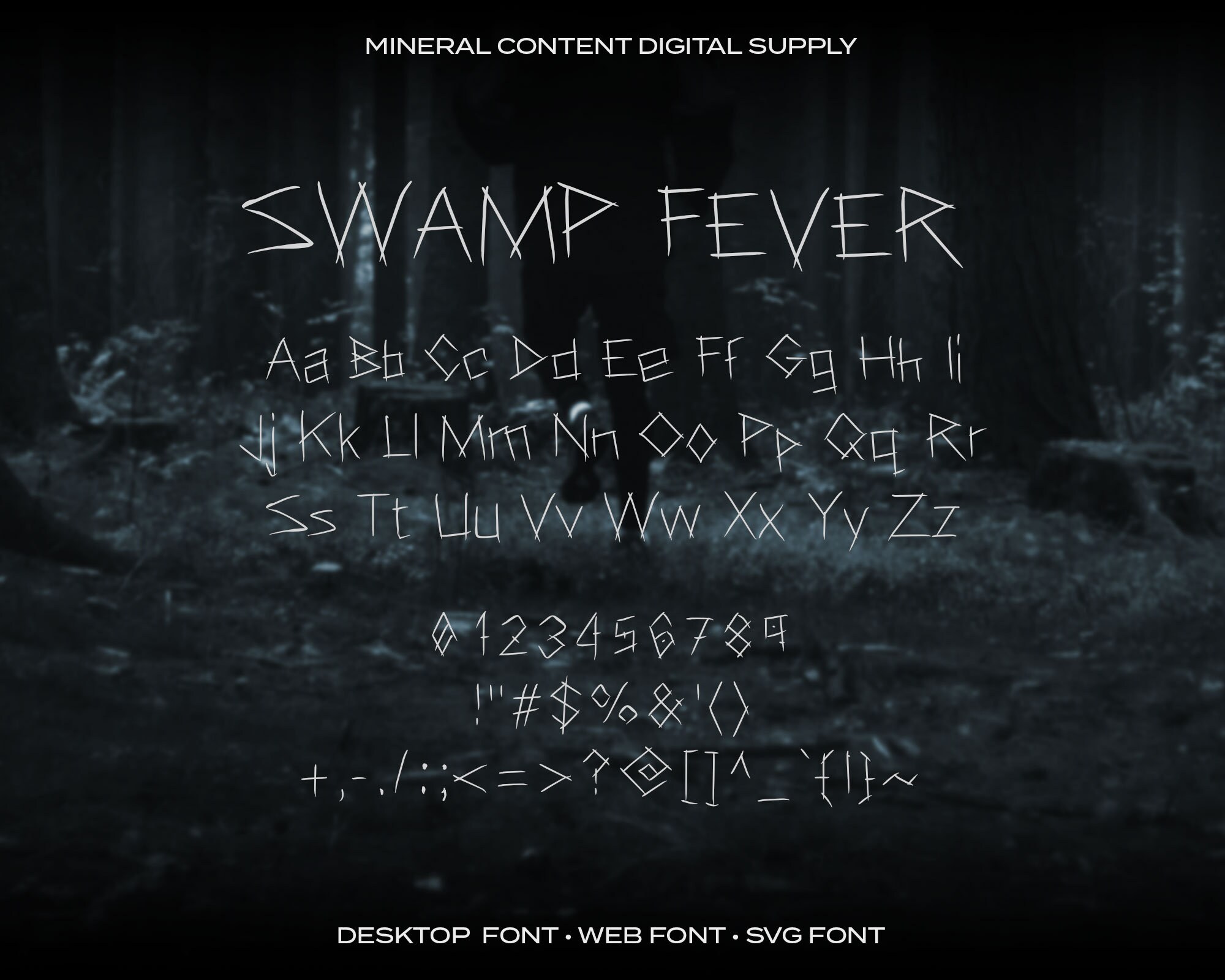 Swamp Fever Horror Thriller Font Desktop Web SVG - Etsy