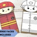 Police Craft Puppet Community Helpers Paper Craft - Etsy