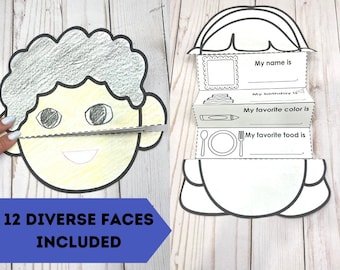 All About Me Editable Template 4 to Choose From, Back to School, All ...