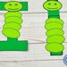 Letter I Craft- Alphabet Phonics Craft- Inchworm Craft - Etsy