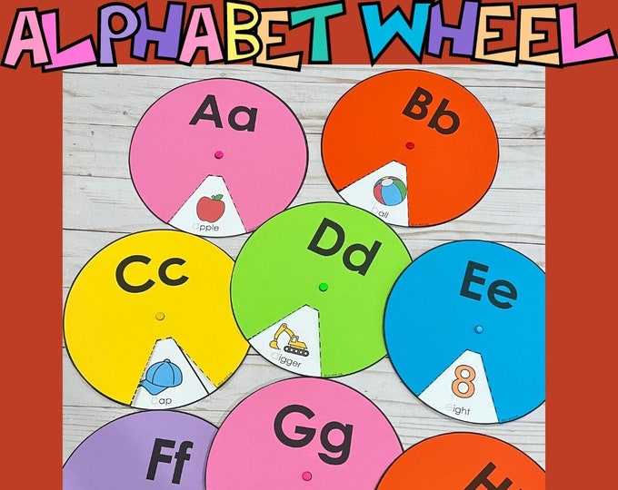Spin & Spell CVC Word Family Wheels – Interactive Phonics Tool for Kids ...