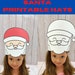 Santa Craft Paper Crown Christmas Hats Fro Kids - Etsy