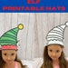 Elf Hat Paper Craft- Christmas Party Hats- School Play - Etsy