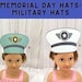 Memorial Day Paper Hat Craft- US Military Hat - Etsy