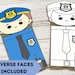 Police Craft Puppet Community Helpers Paper Craft - Etsy
