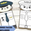 Police Craft Puppet Community Helpers Paper Craft - Etsy