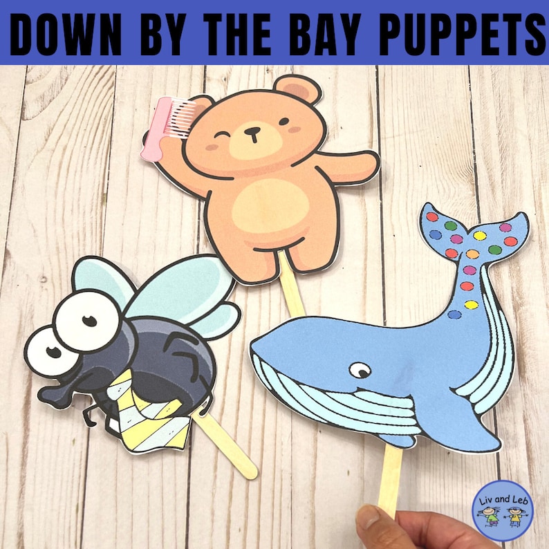 Preschool Rhymes Song Book and Craft Down by the Bay - Etsy