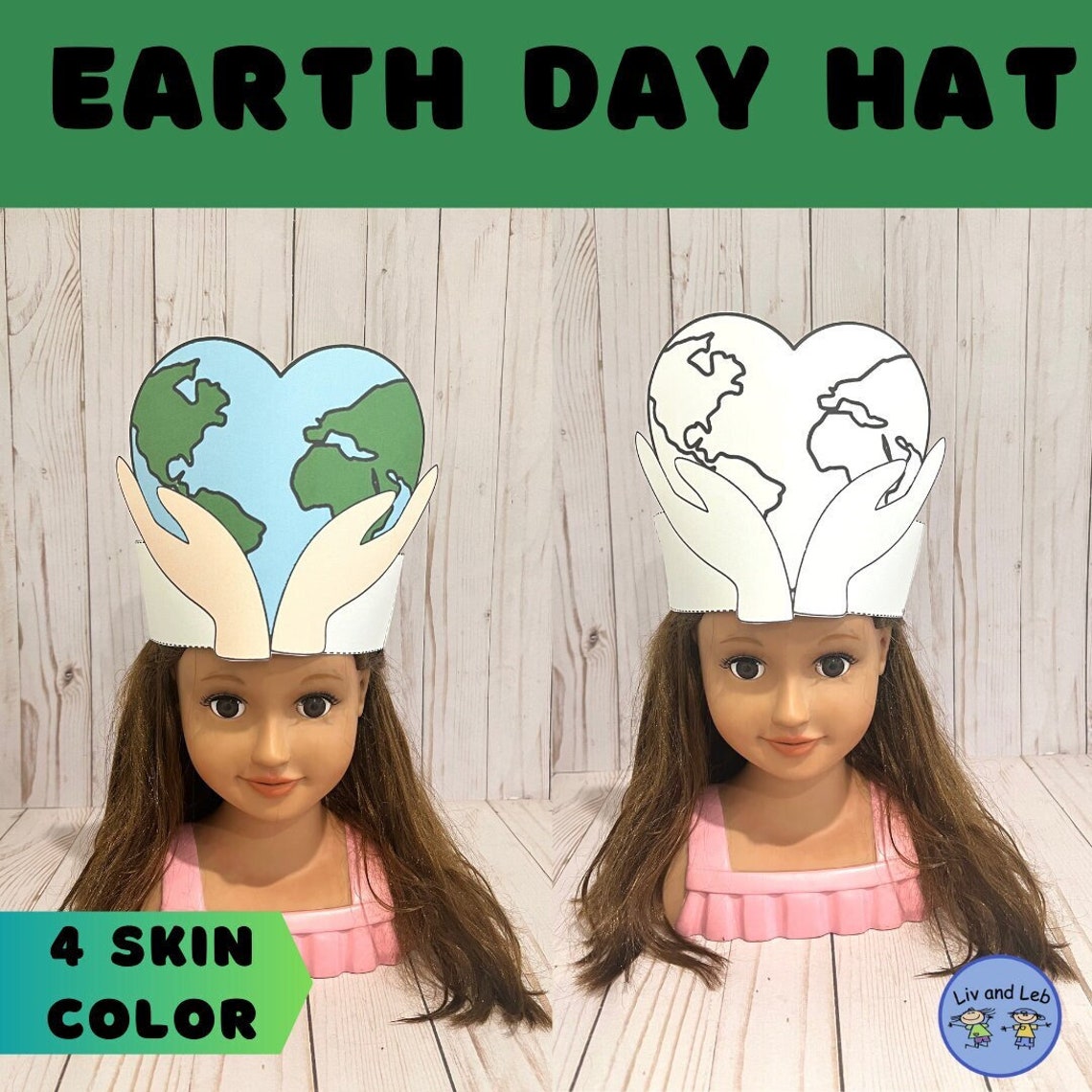 Earth Day Craft- Earth Day Paper Hats - Etsy
