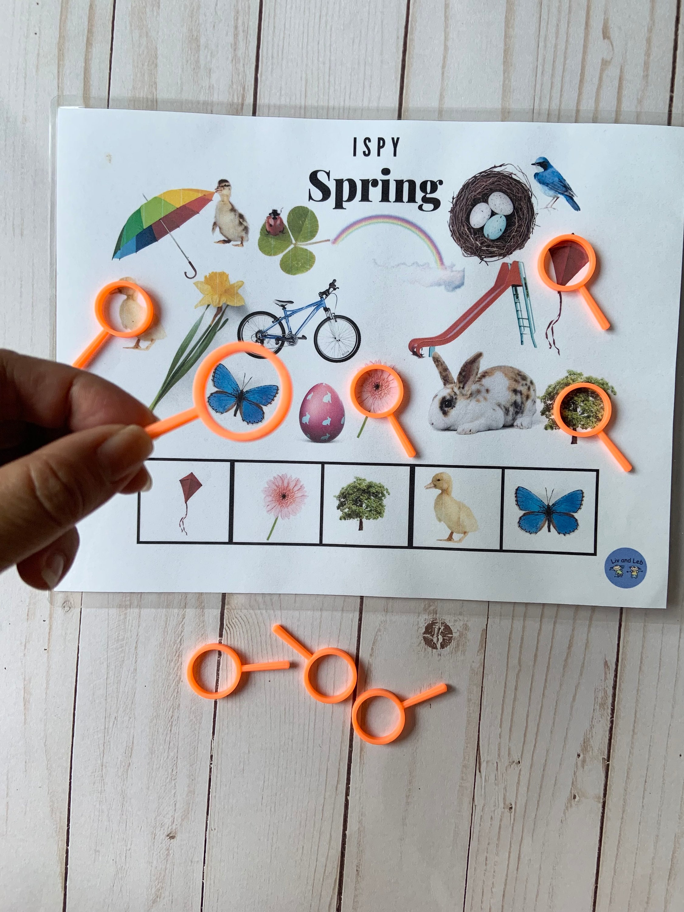 I Spy Printable Activity Fall, Winter, Spring, Summer - Etsy