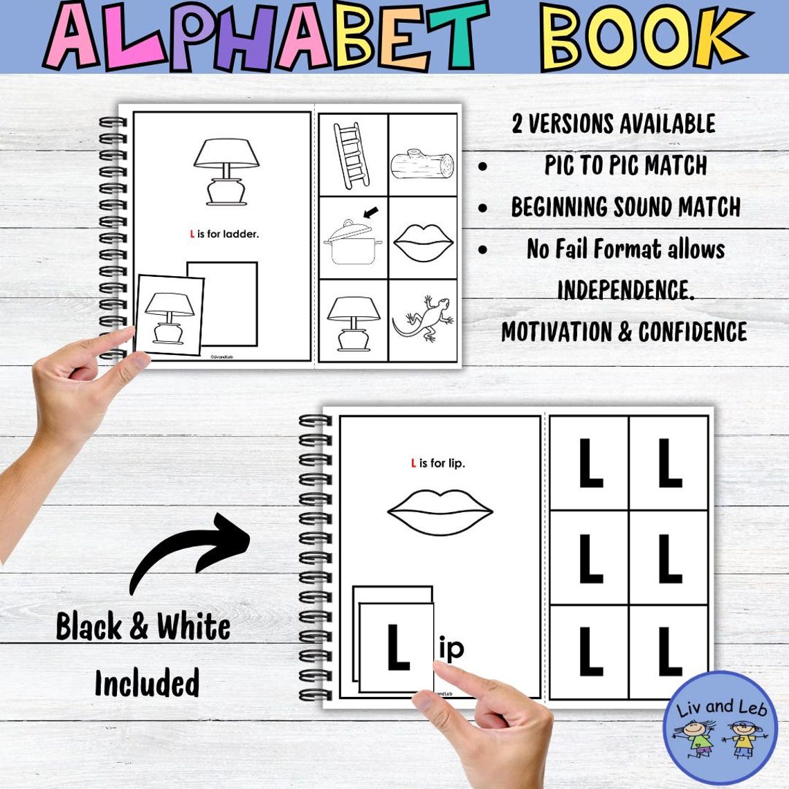 Interactive Alphabet Book for Beginning Sounds – Adapted ABC Book ...