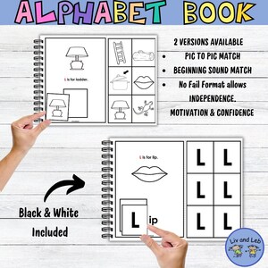Interactive Alphabet Book for Beginning Sounds – Adapted ABC Book ...