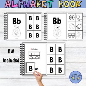 Interactive Alphabet Book- Letter B Adapted Book - Etsy