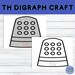 Consonant Digraph Craft th, Digraph Flashcards, Digraph Worksheets - Etsy