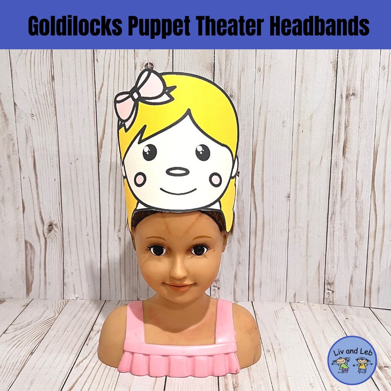 Goldilocks and the Three Bears Hat (color and B&W) - Etsy