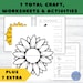 Plant Life Cycle Sunflower Craft Spring Crafts - Etsy
