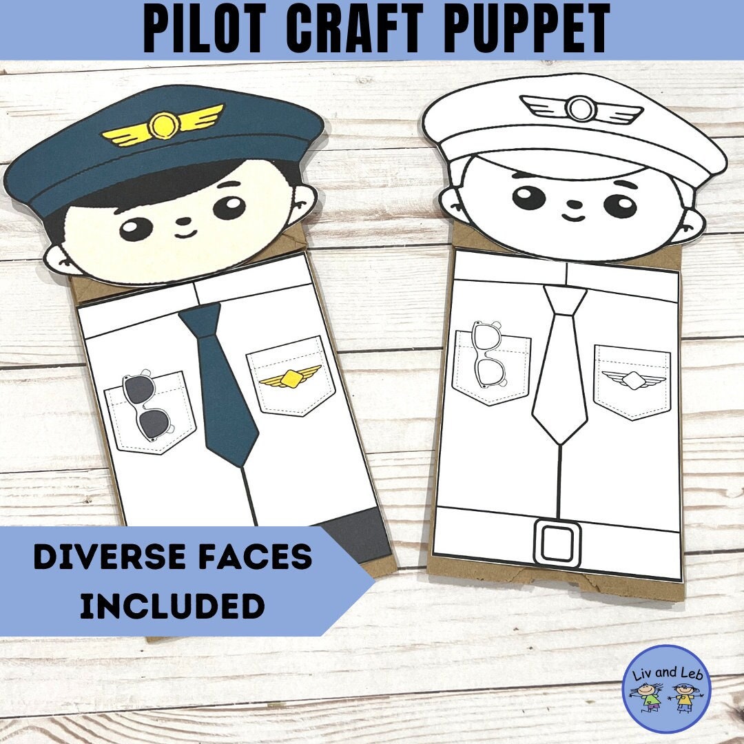 Pilot Paper Craft Community Helpers Puppet - Etsy