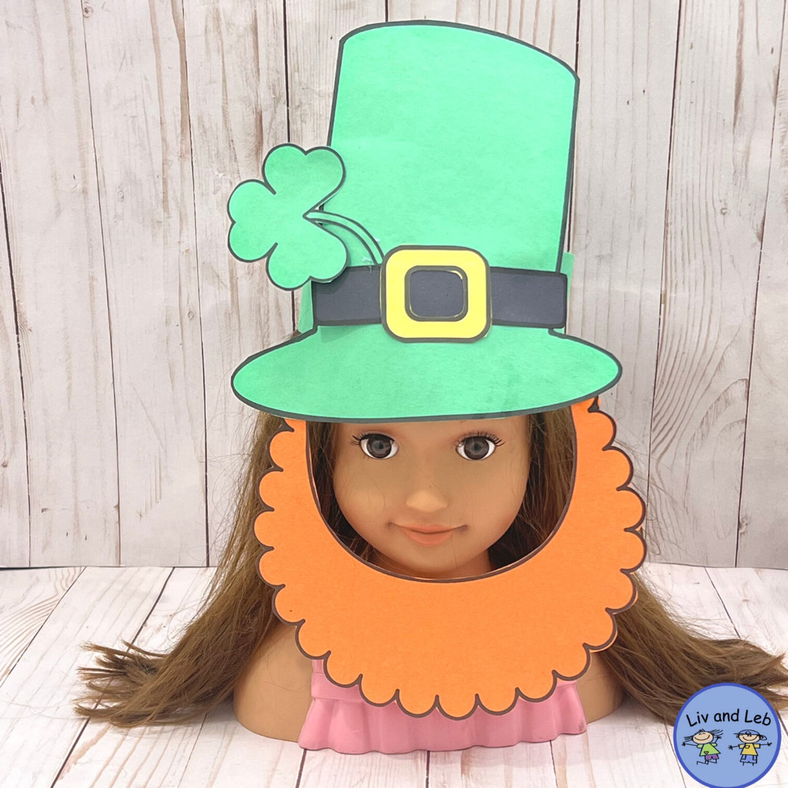 St. Patrick's Day Leprechaun Craft for Kids- Leprechaun Paper Hat - Etsy