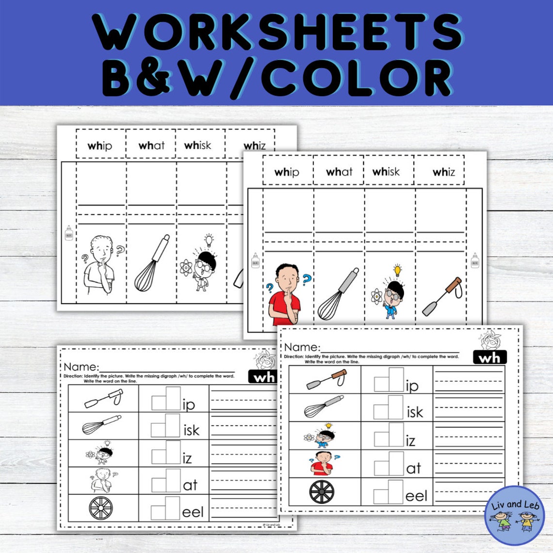 Consonant Digraph Craft wh Digraph Flashcards - Etsy