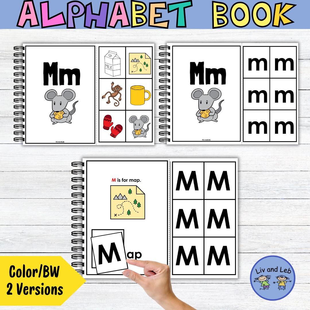 Interactive Alphabet Book for Beginning Sounds – Adapted ABC Book ...