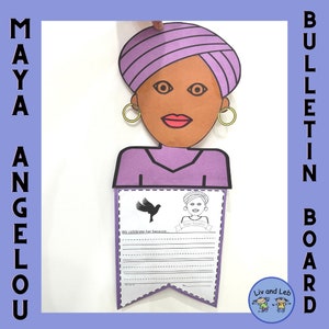 Women's History Month Craft- Maya Angelou - Etsy
