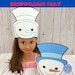 Snowman Paper Hat-crown-christmas-holiday Printable Craft - Etsy
