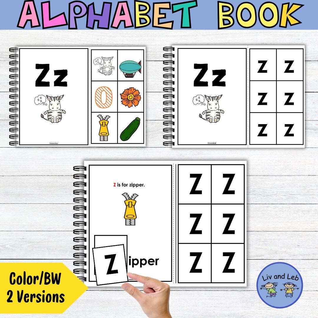 Interactive Alphabet Book for Beginning Sounds – Adapted ABC Book ...