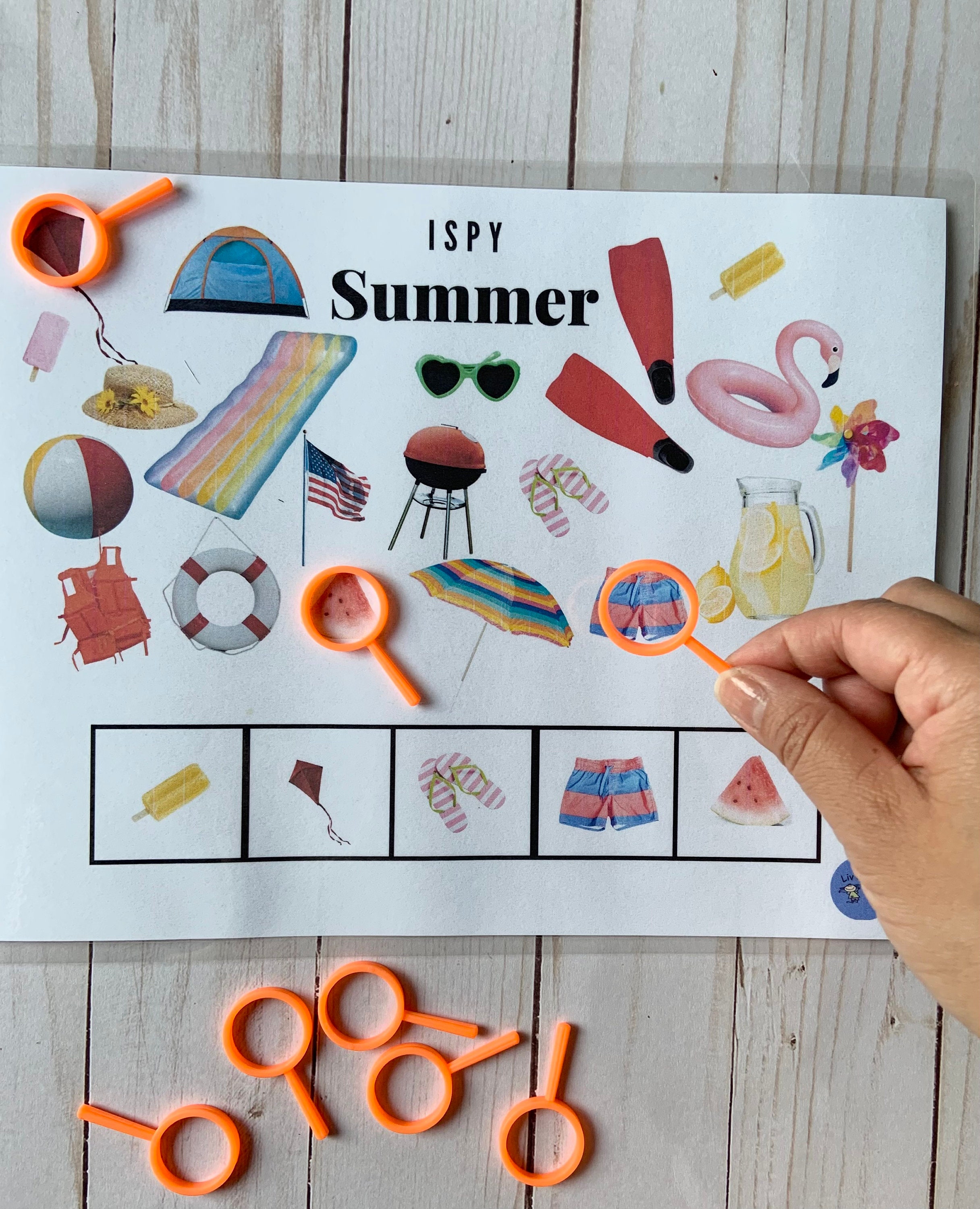 I Spy Printable Activity Fall, Winter, Spring, Summer - Etsy