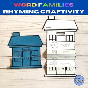 CVC Word Family Rhyme Craft - Etsy