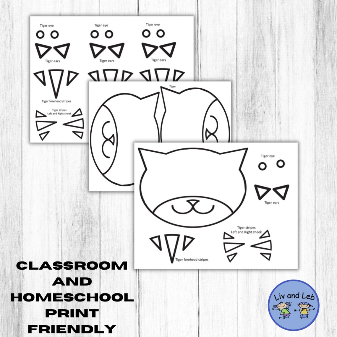 Animal Paper Hats ABC Paper Hats Alphabet Animal Crafts - Etsy