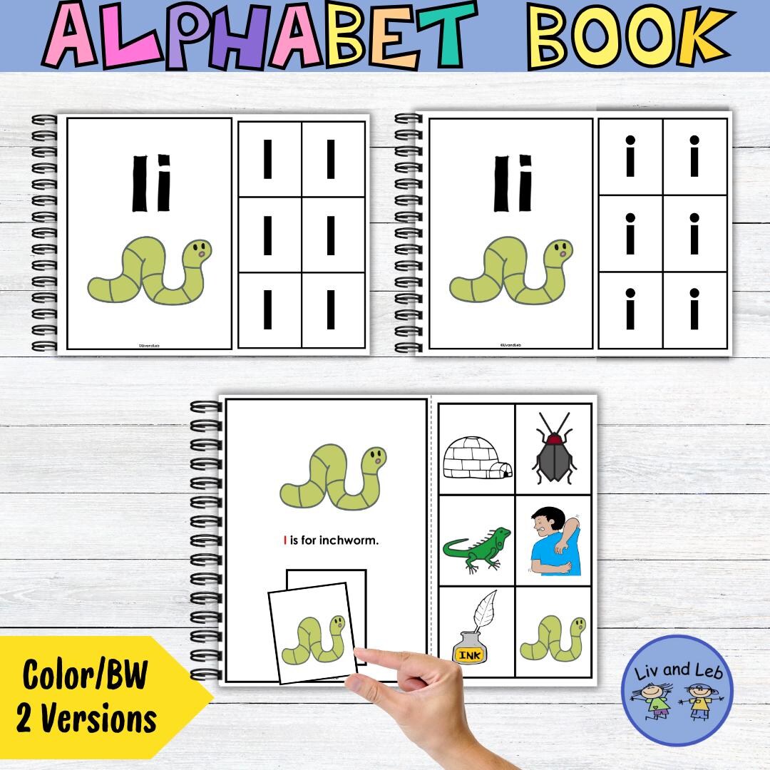 Interactive Alphabet Book for Beginning Sounds – Adapted ABC Book - Etsy